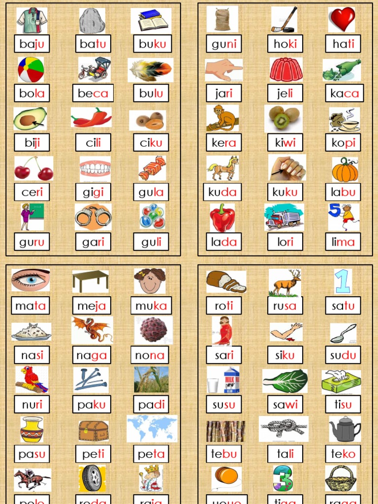 Bacaan KV KV Bergambar