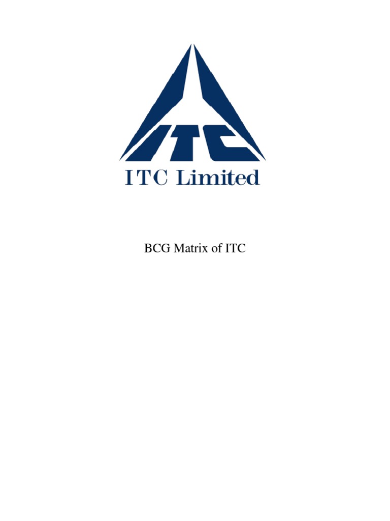 BCG Matrix of ITC | PDF | Economies | Business