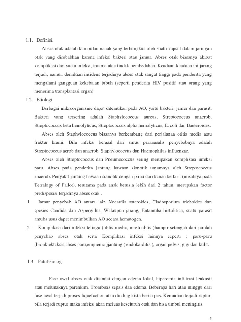 Abses Cerebri | PDF