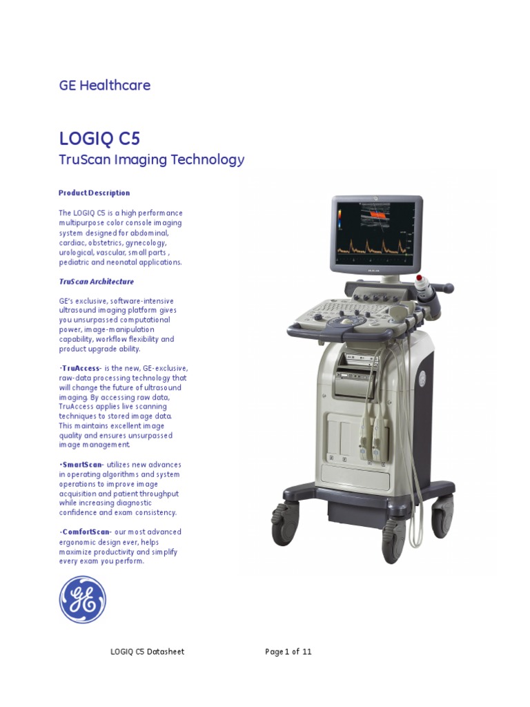 Logiq C5 Long Datasheet | PDF