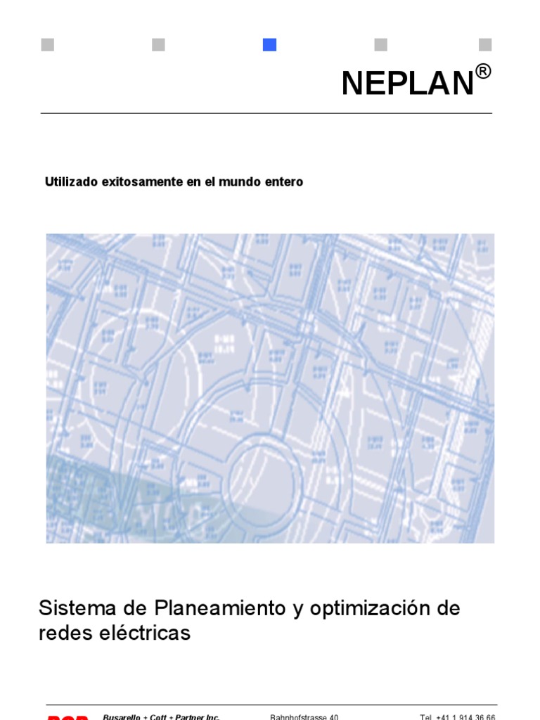 Neplan | PDF | Energia electrica | Red de computadoras