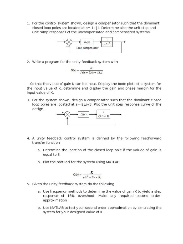Assignment Final 1 | PDF | Control Theory | Systems Theory