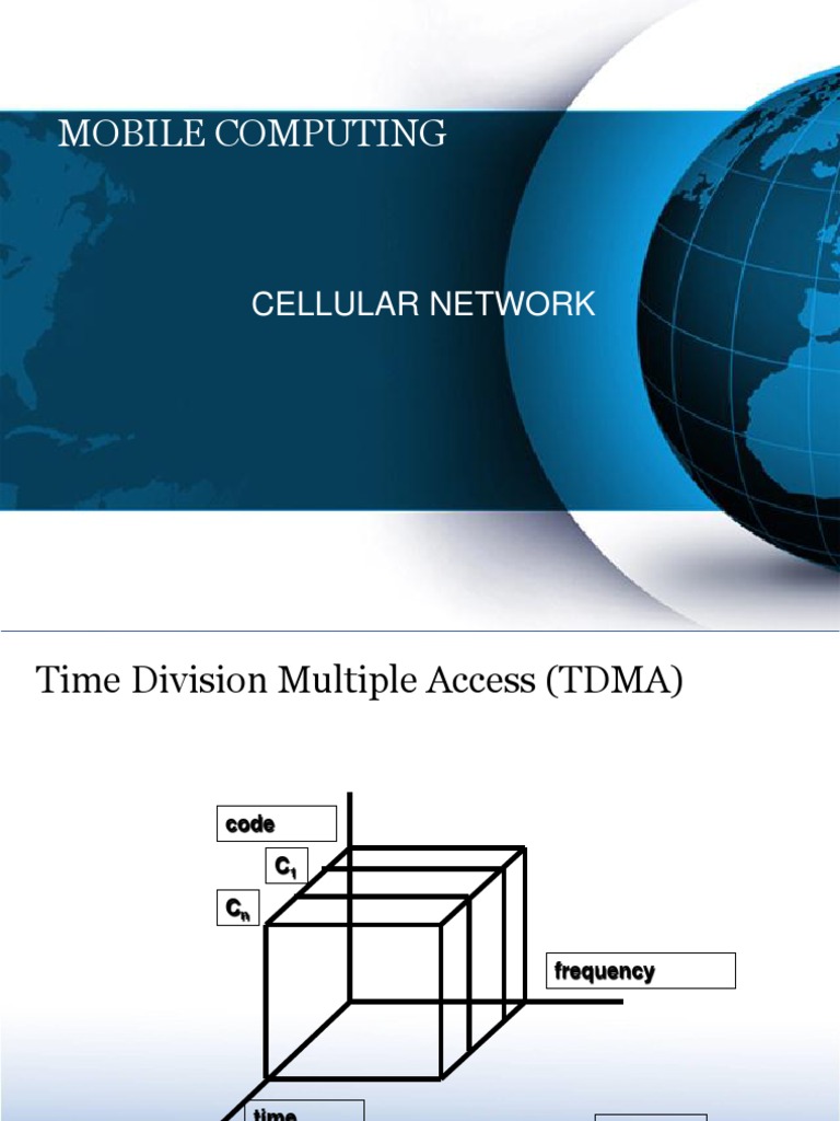 Mobile Computing: Cellular Network | PDF | Cellular Network | Data ...
