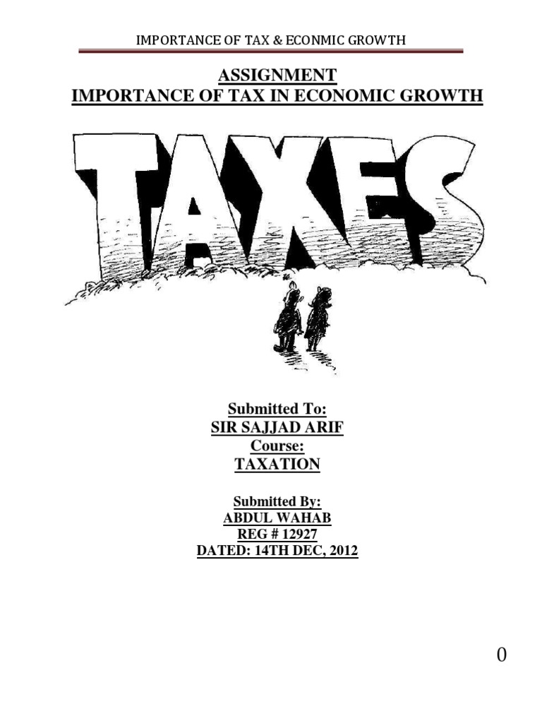Taxation's Role in Economic Growth | PDF | Economic Inequality ...