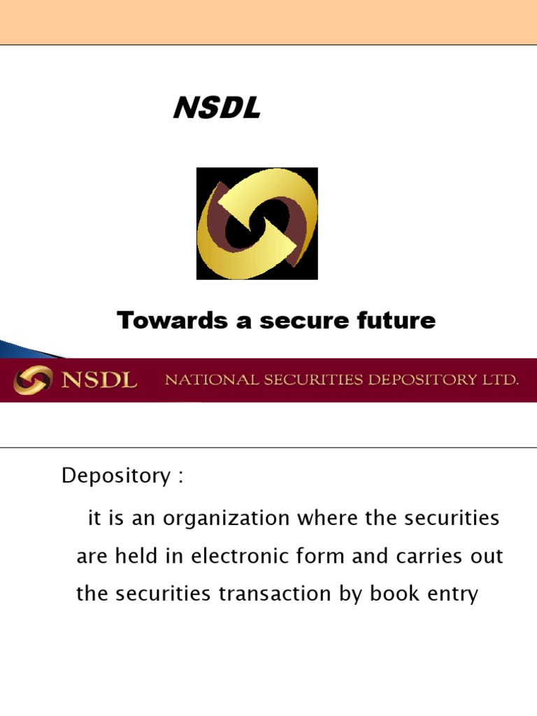 NSDL and CSDL | PDF
