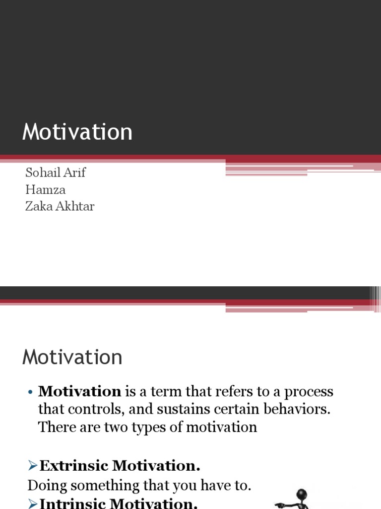 Motivation by Sohail Arif | PDF | Motivation | Motivational