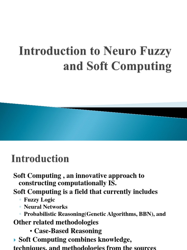 Introduction To Neuro Fuzzy and Soft Computing | PDF | Artificial ...