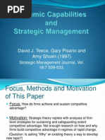 Teece DynamicCapabilitiesStrategic 1997 | PDF | Strategic Management | Competitive Advantage