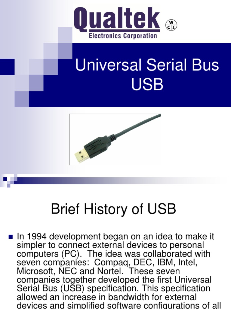 Universal Serial Bus USB | Download Free PDF | Usb | Physical Layer ...
