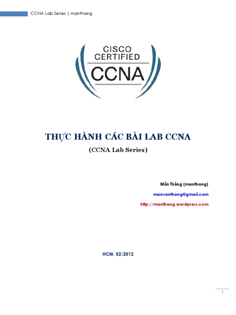 CCNA Lab Series | PDF