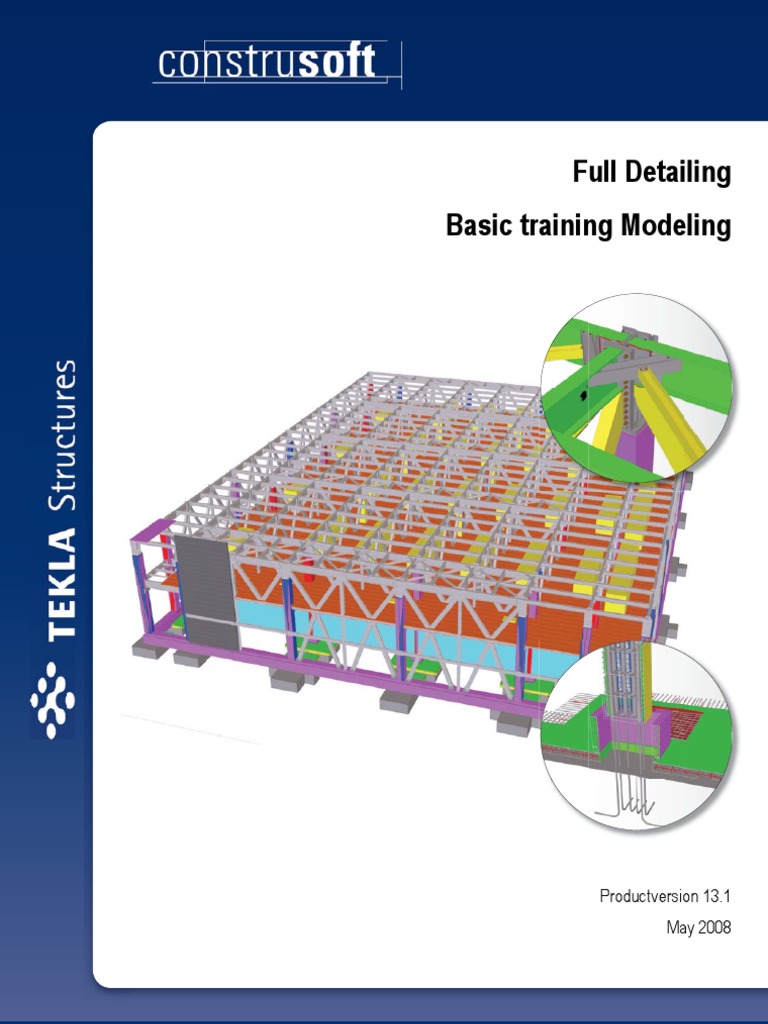 Tekla - Full Detailing-Basic Training Modeling | PDF | License | 3 D ...