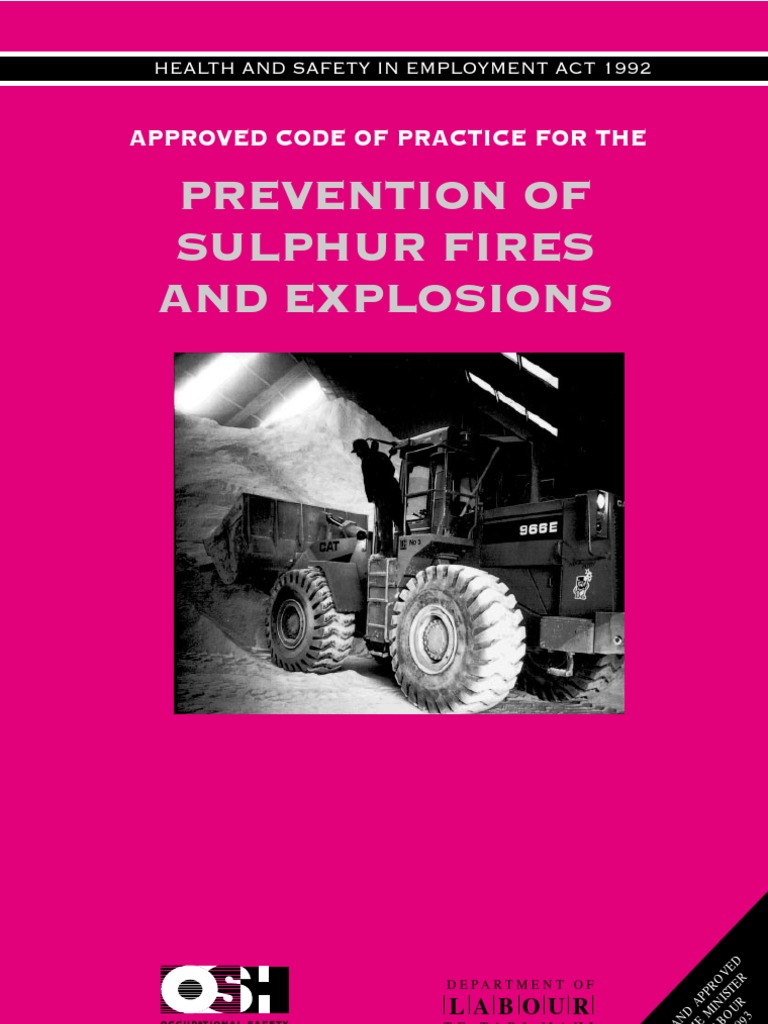 002-Sulphur Storage Safety | PDF