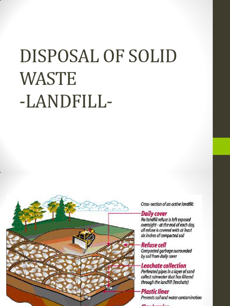 Disposal of Solid Waste | PDF | Landfill | Earth Sciences
