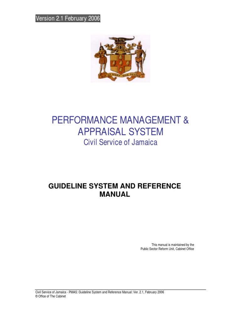 PMAS Guidelines System and Reference Manual | PDF | Performance ...
