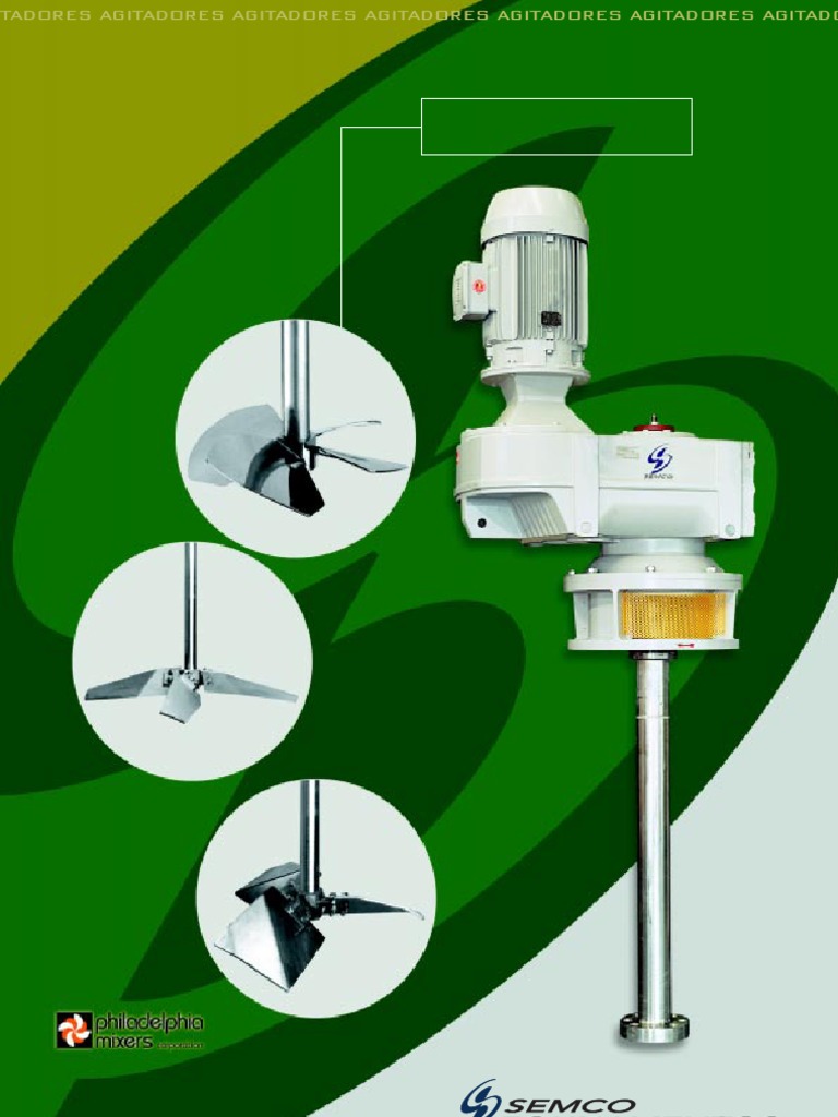 Semco Catalogo Agitador | PDF | Viscosidade | Massa