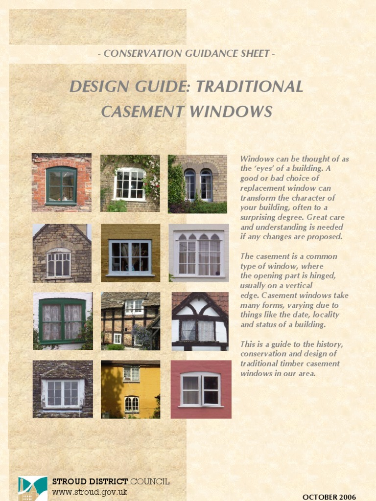 Traditional Casement Windows | PDF | Window | Architectural Design