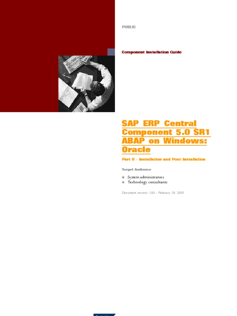 SAP ECC 5.0 Inst. Guide PDF | PDF