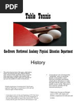 Table Tennis Handbook and Rules | PDF