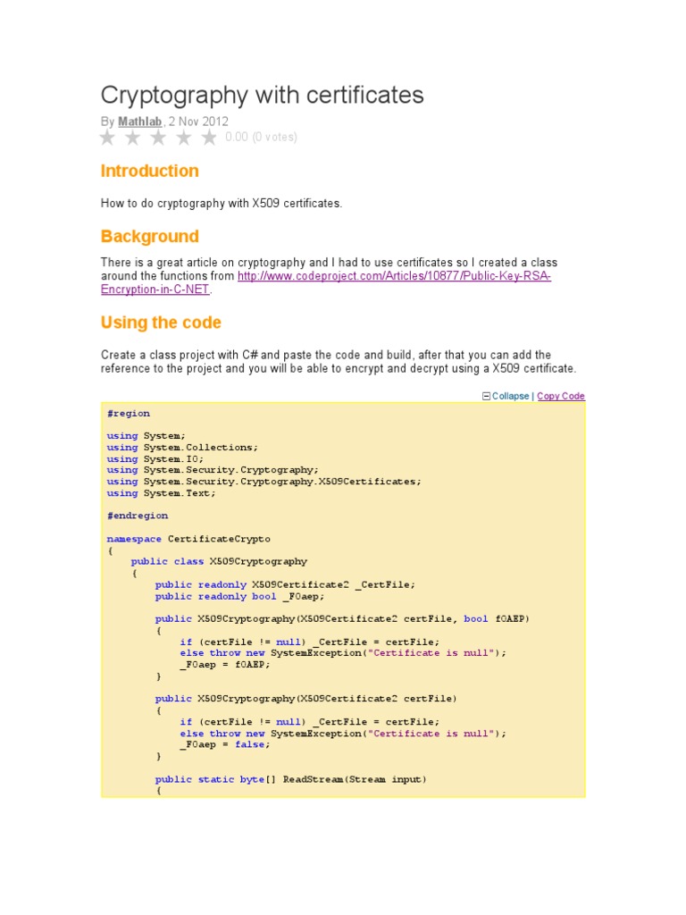 Cryptography With Certificates | PDF | String (Computer Science ...