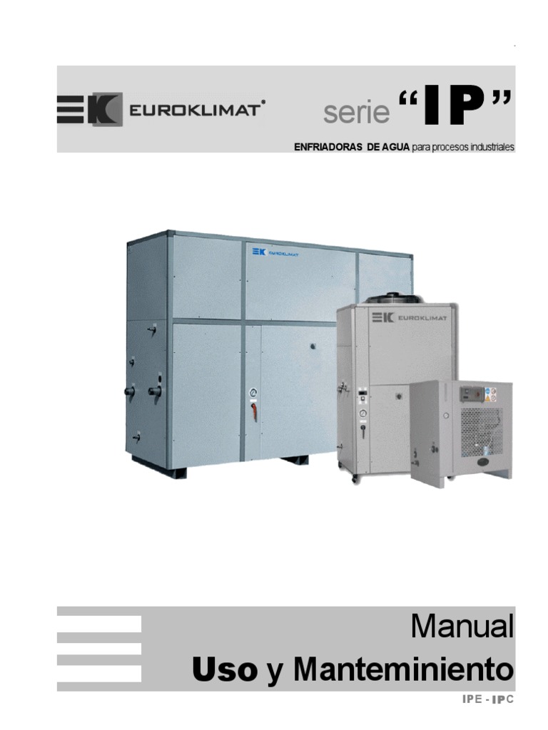 Chiller Pagani Serie IPE | PDF | Bomba | Bomba de calor