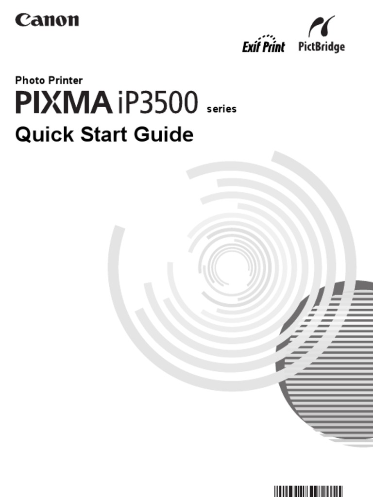 Canon IP 3500 | PDF | Printer (Computing) | Technical Support