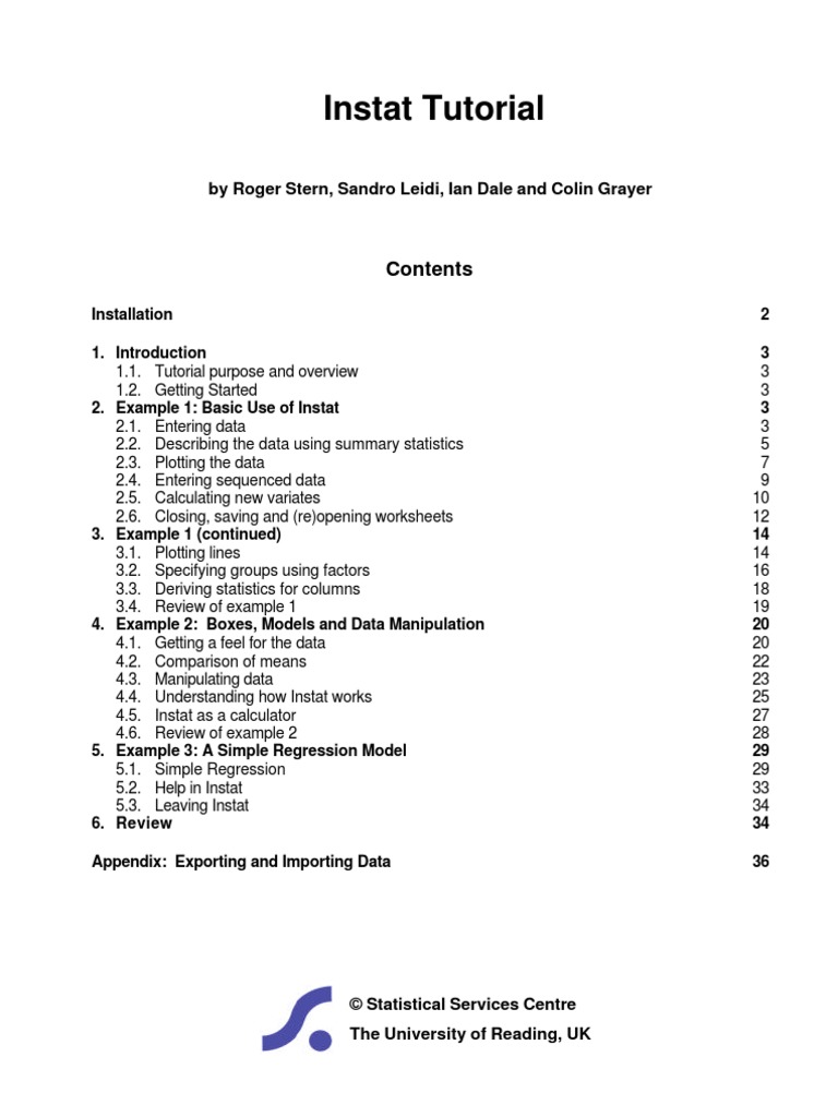 In Stat Tutorial | PDF | Student's T Test | Microsoft Excel