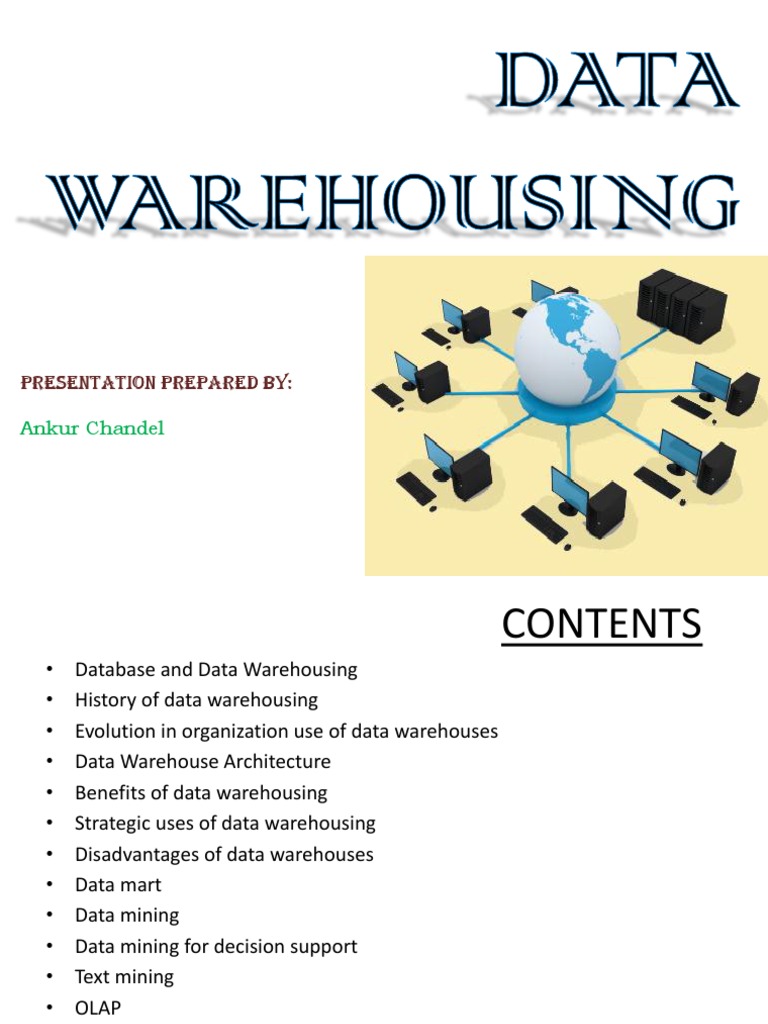 Disadvantages of Data Warehousing | PDF | Data Warehouse | Data Mining