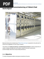 Factory Acceptance Test (FAT) Procedure of LV Switchboards | PDF ...