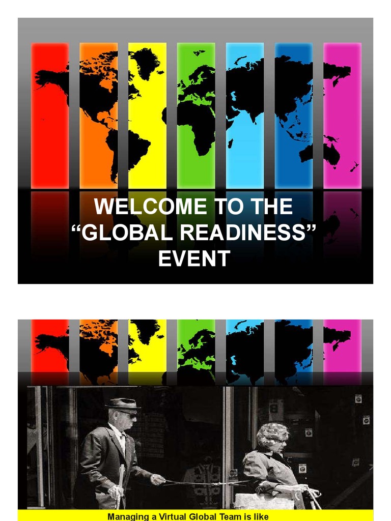 Welcome To Global Readiness Event | PDF | Communication | Customer ...