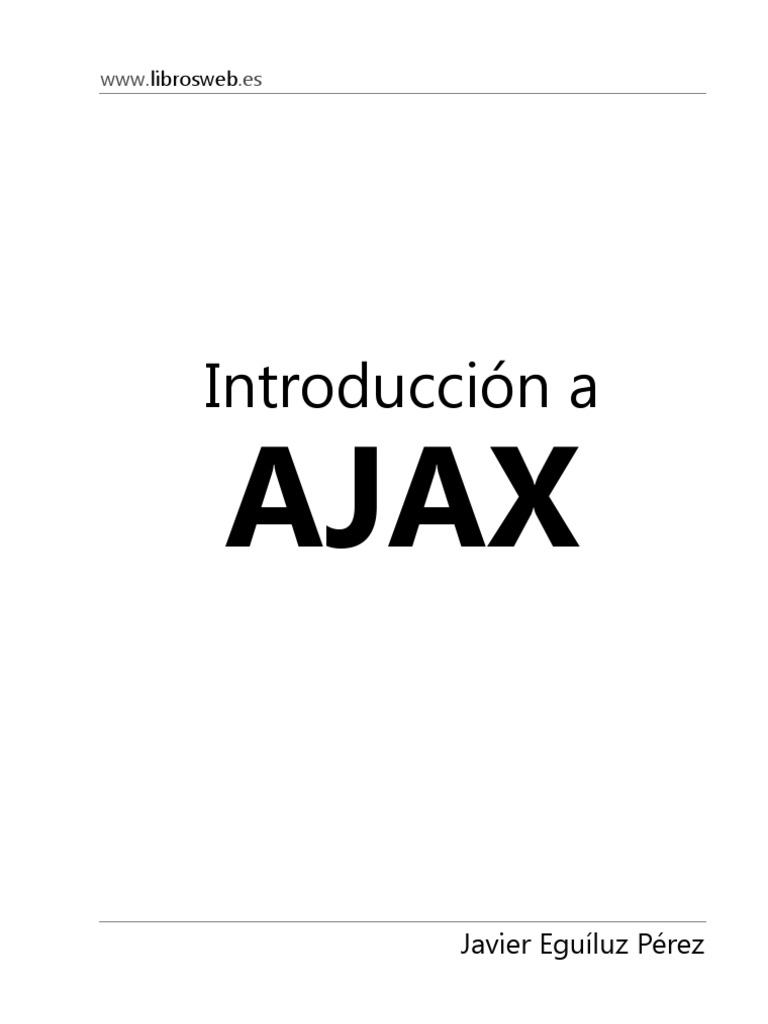 Tutorial de Ajax | PDF