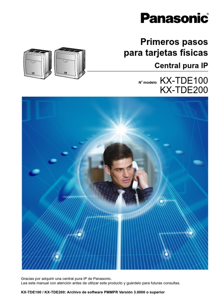 Manual KX-TDE-100 Y KX-TDE-200 | PDF | Point and Click | Red de ...