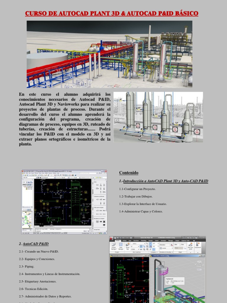 Curso de Autocad Plant 3d | PDF | Calidad (comercial) | Ingeniería