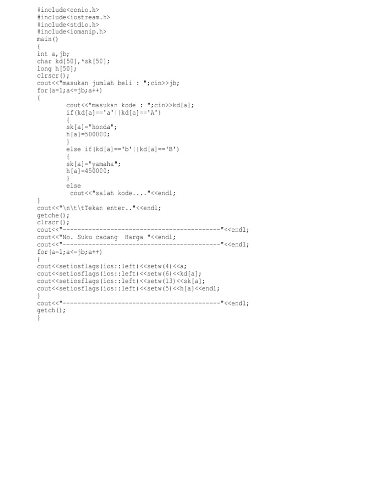 CONTOH Soal Pointer C++ | PDF