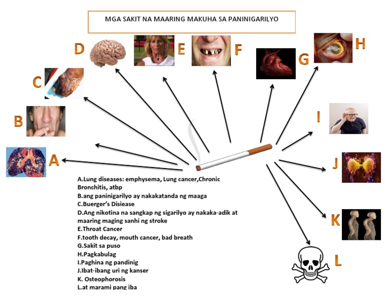 Epekto NG Sigarilyo | PDF