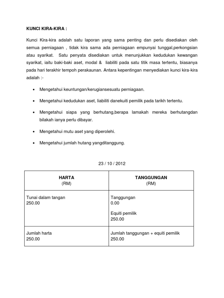 Kunci Kira-Kira (Business Plan) | PDF