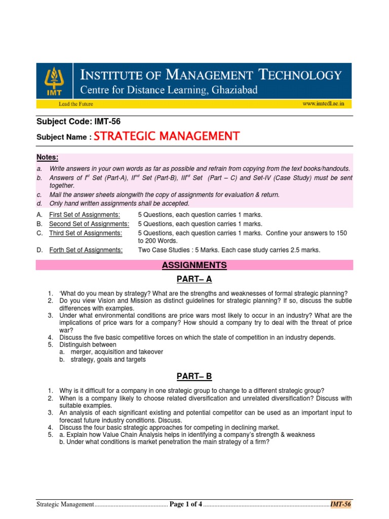 Imt 56 | PDF | Strategic Management | Automotive Equipment
