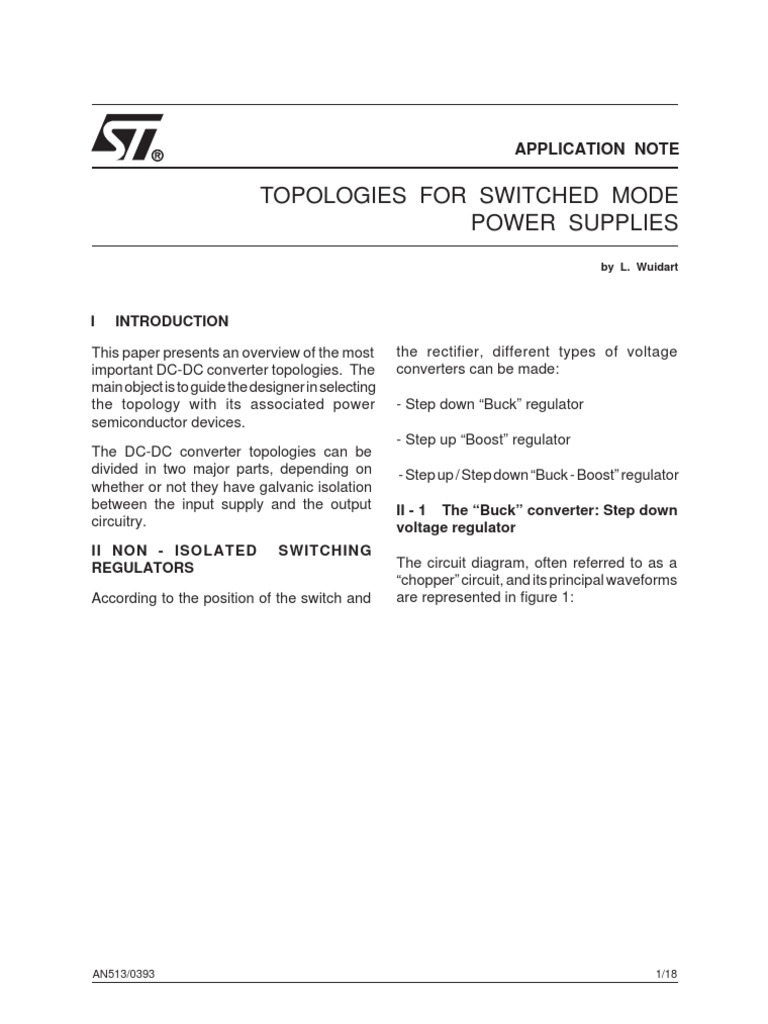 SMPS Topologies for Designers | PDF | Rectifier | Electrical Equipment