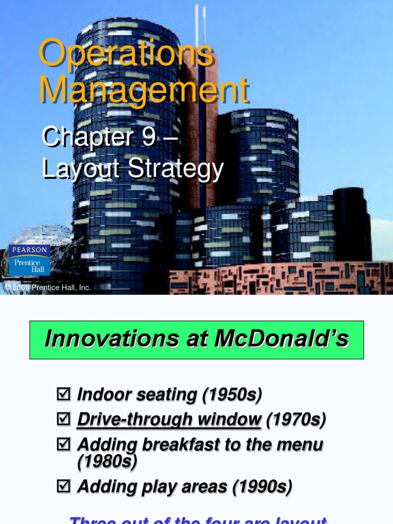 Chapter 9 Layout Strategy | PDF | Factory | Retail