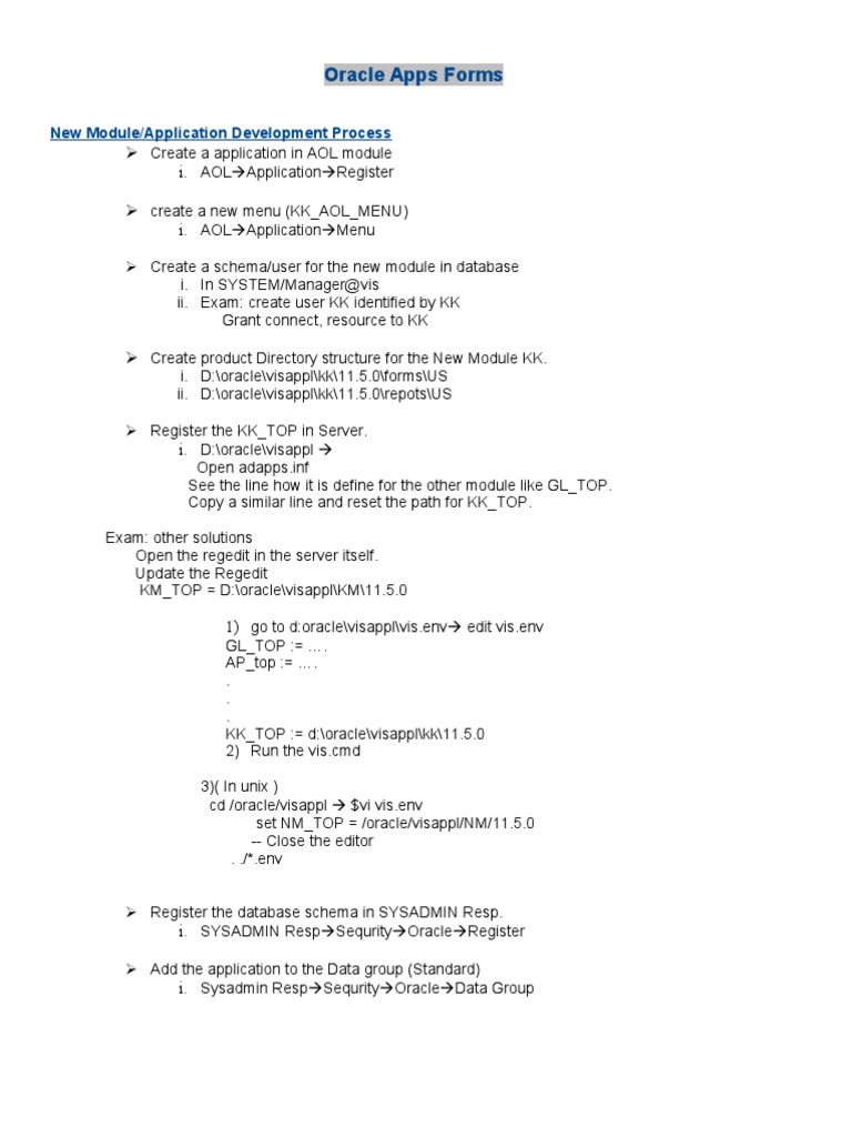 Apps Work Shop | PDF | Oracle Database | Parameter (Computer Programming)