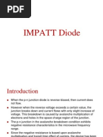 Impatt Diode Seminar........ | PDF | P–N Junction | Condensed Matter ...