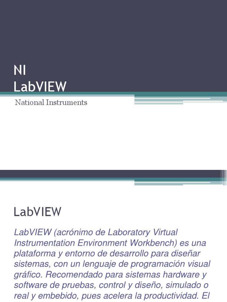 Conceptos Básicos de LabView | PDF | Informática | Ingeniería Informática
