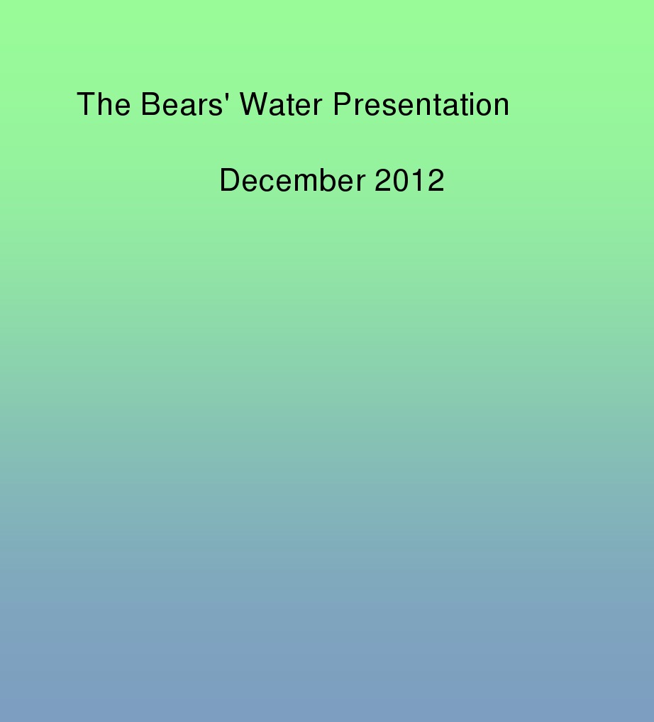 Water Presentation | PDF