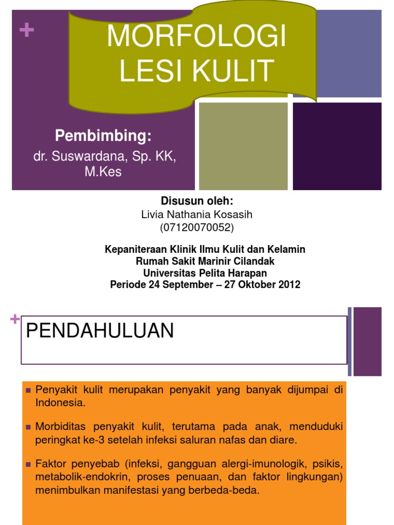 Morfologi Lesi Kulit | PDF