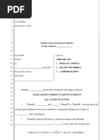 Sample Slander Complaint For California | PDF | Defamation | Damages