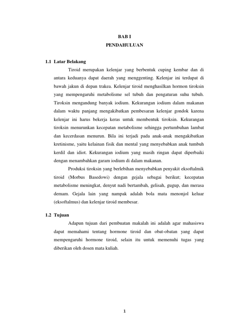 Pemahaman Hormon Tiroid dan Pengobatannya | PDF | Kesehatan Holistik