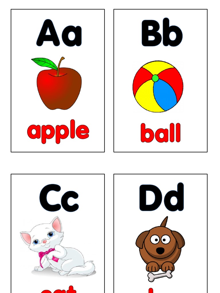 Picture Flashcard Aa-Zz (English) | PDF