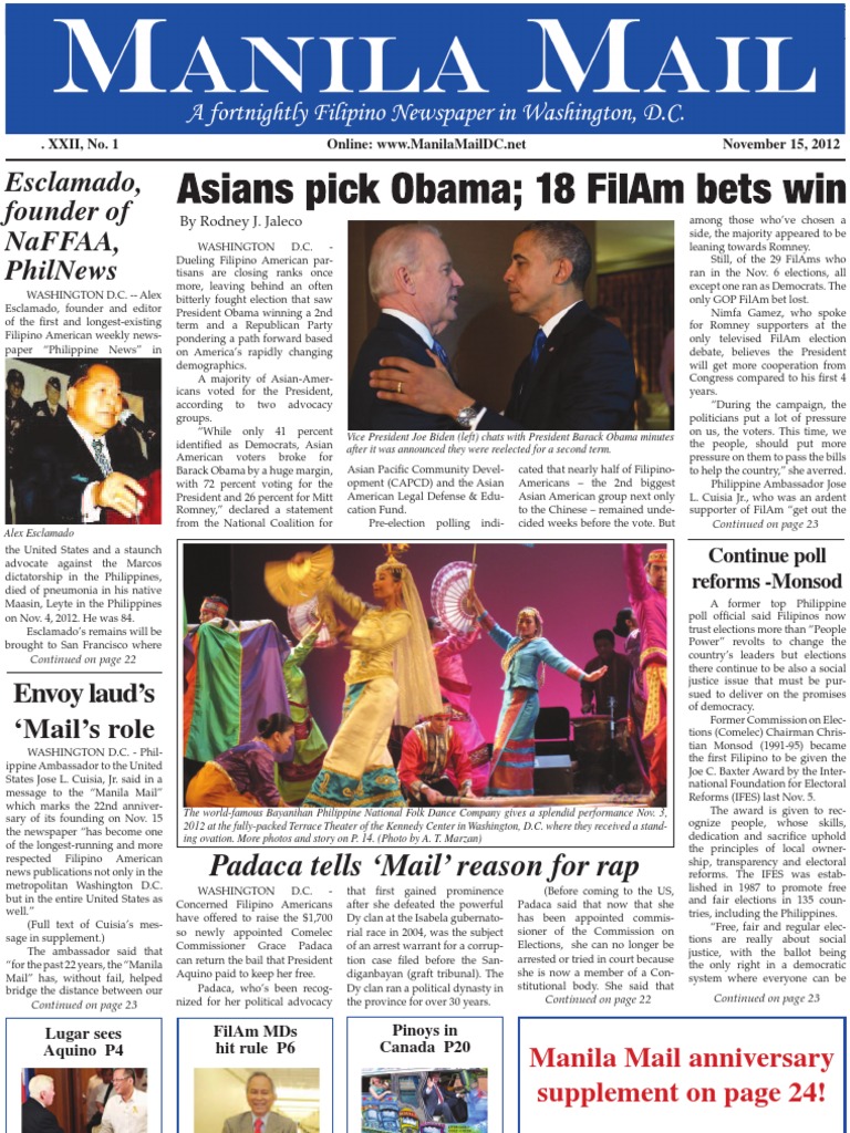 ManilaMail - Nov. 15, 2012 | Download Free PDF | Permanent Residence ...