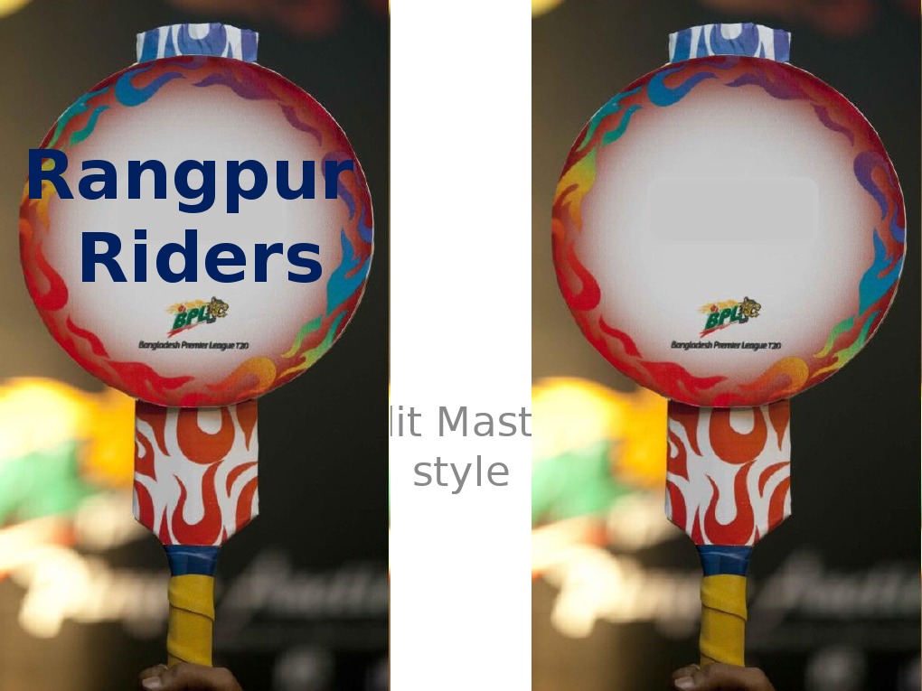 Rangpur Riders: Click To Edit Master Subtitle Style | PDF