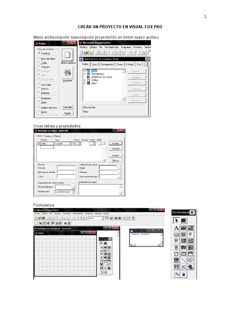 Proyecto Visual Foxpro | PDF | Point and Click | Ventana (informática)