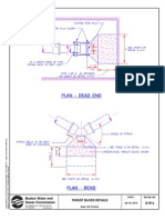Sizing Calculations of Thrust Blocks | PDF | Geotechnical Engineering | Pressure